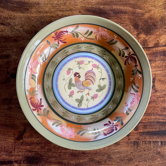 Dining | Vintage Large Danna Cullen Zrike Co Rooster Serving Bowl ...